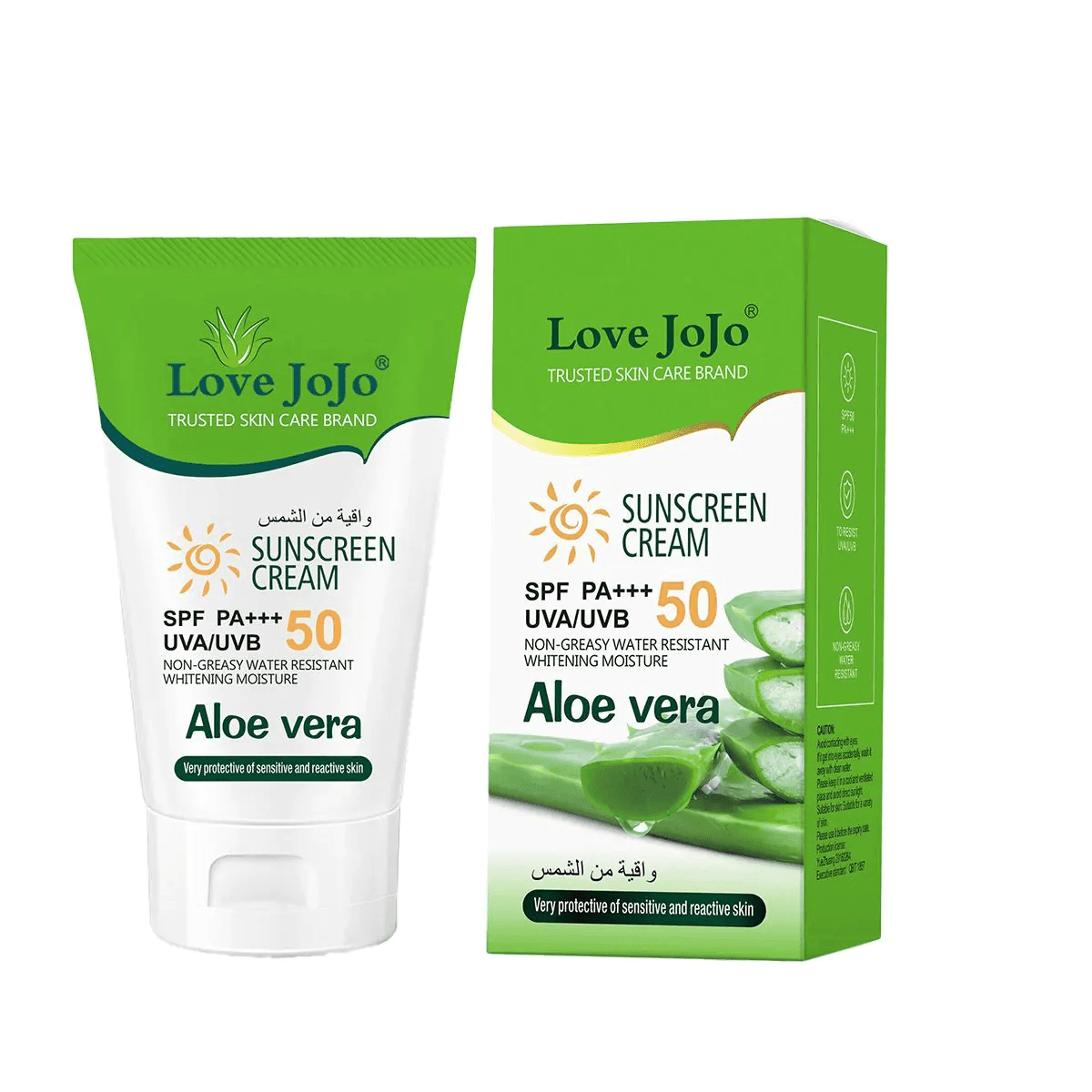 Love JoJo Aloe Vera Sunscreen Cream SPF 50 – Pinoyhyper