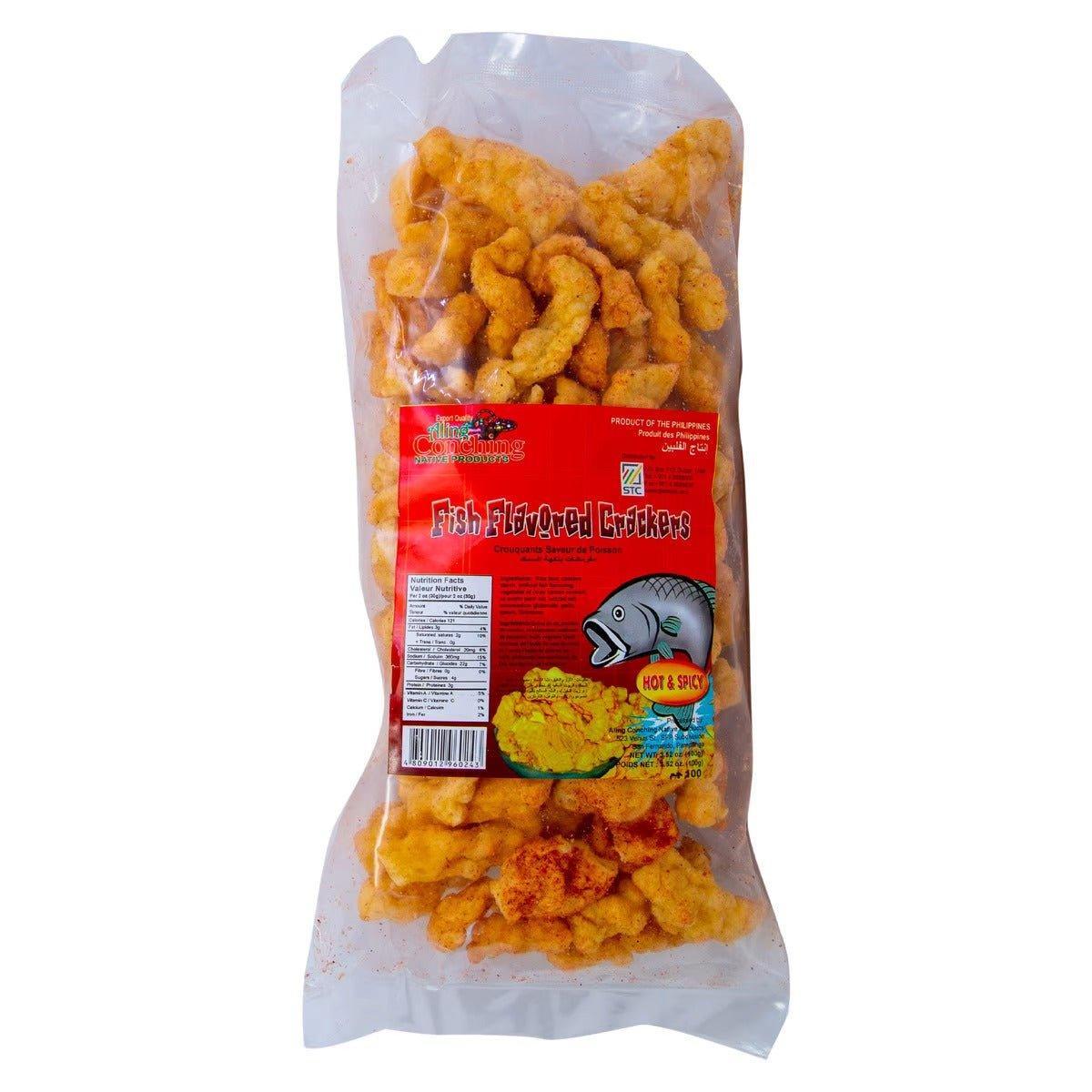 Aling Conching Fish Flavored Crackers Hot & Spicy - 100g – Pinoyhyper