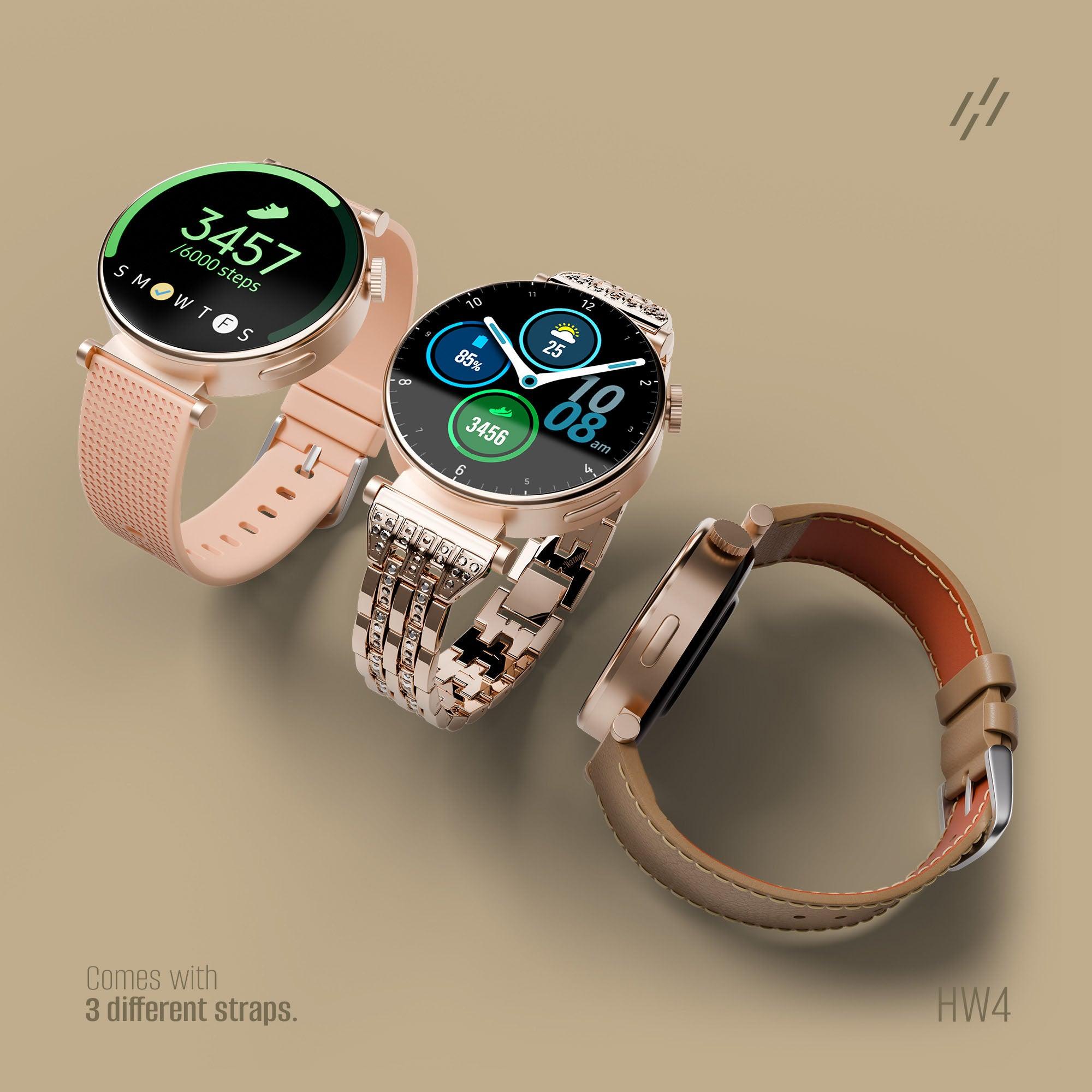 HEATZ Queens Edition Women Smart Watch With 3 Pairs Strap HW4 – Pinoyhyper