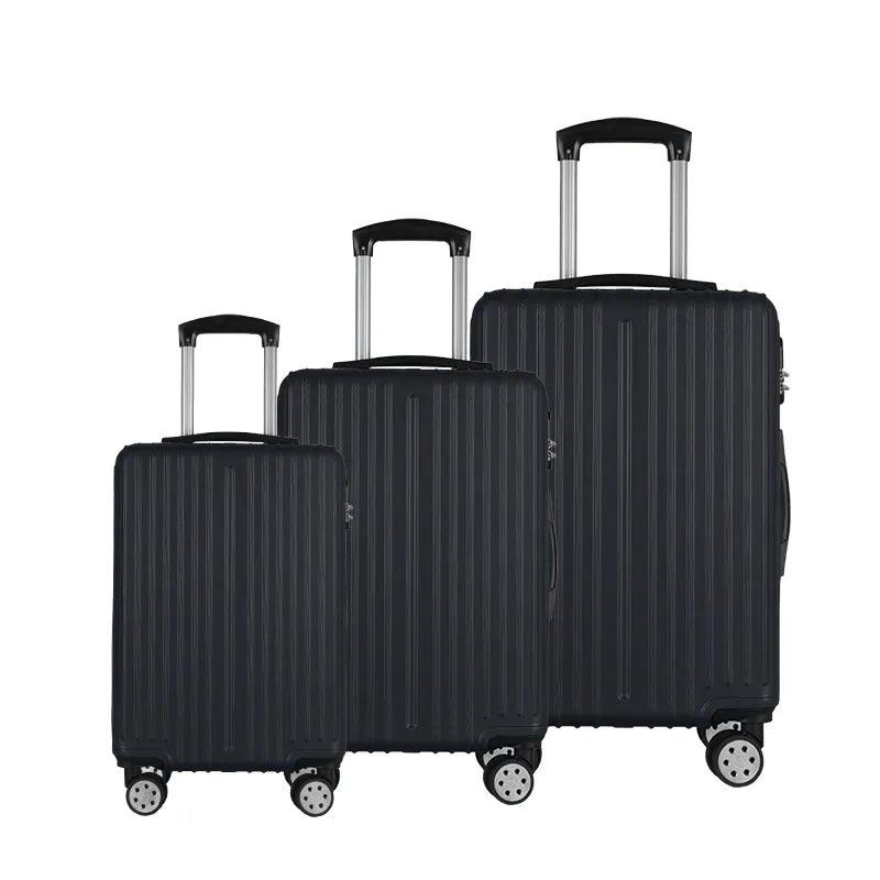 Sumo Luggage Bag Cabin Size Luggage Trolly - Black (Set Of 3) – Pinoyhyper