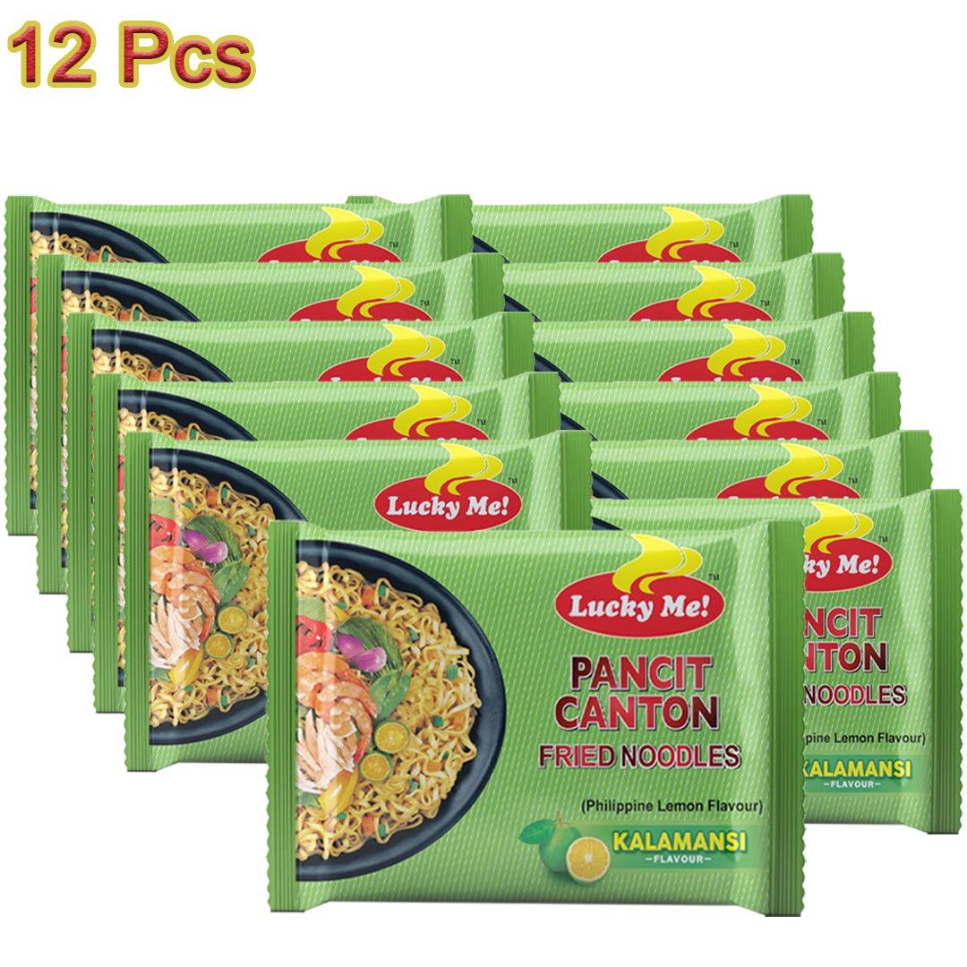 Lucky Me Pancit Canton Kalamansi 60g Pack of 6 (1+1) Offer – Pinoyhyper