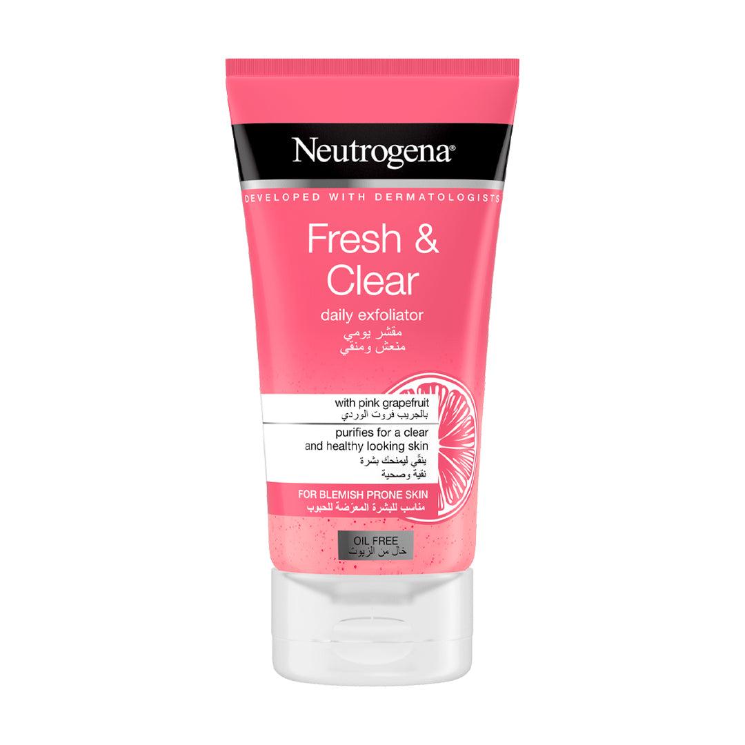 Neutrogena Fresh & Clear Daily Exfoliator With Pink Grapefruit - 150ml ...