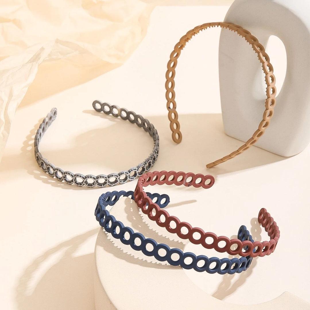 Non-Slip Circle Design Headbands Assorted Color - 1 Pcs (KT-217B-424 ...
