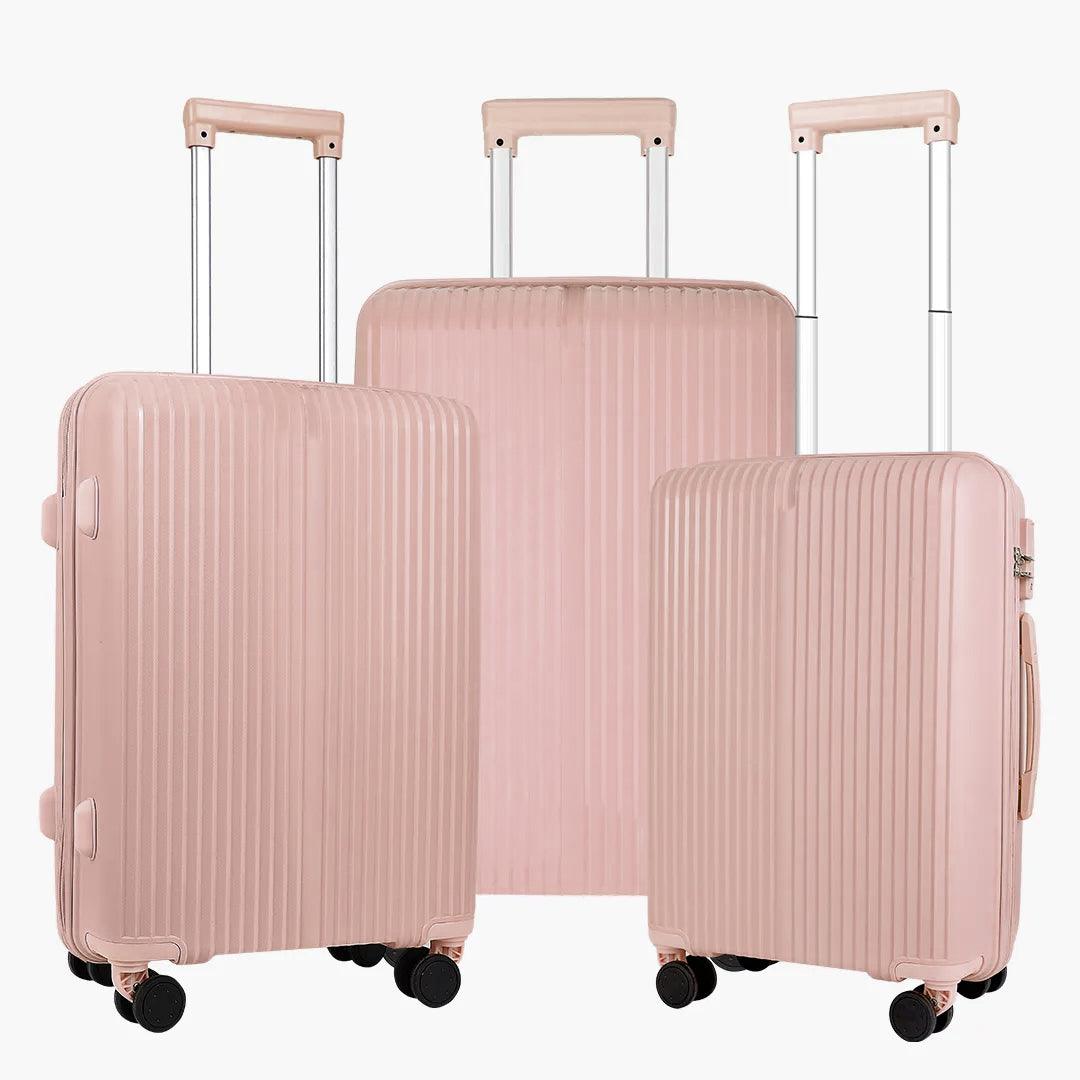 Sumo Luggage Bag Cabin Size Luggage Trolly - Rose Gold (Set Of 3 ...