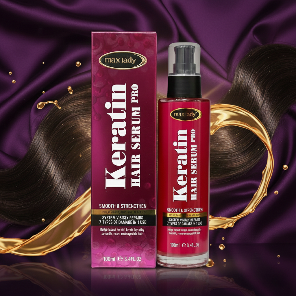 Max Lady Keratin Hair Serum Pro - 100ml (Thailand) – Pinoy Hyper Kuwait