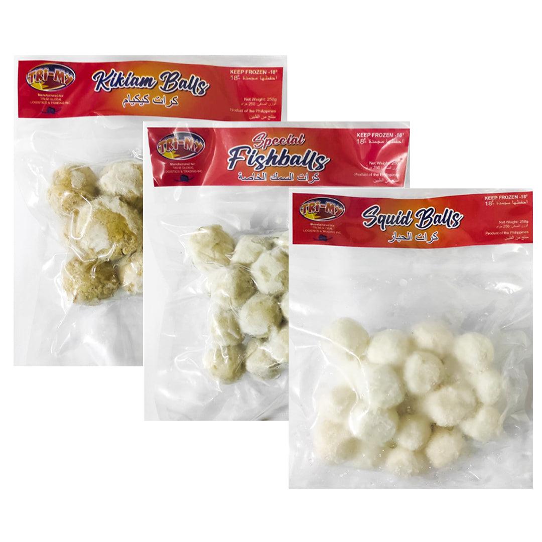 Tri-My (Squid ,Special Fish, Kikiam Balls) 250g - Frozen (Combo Offer ...