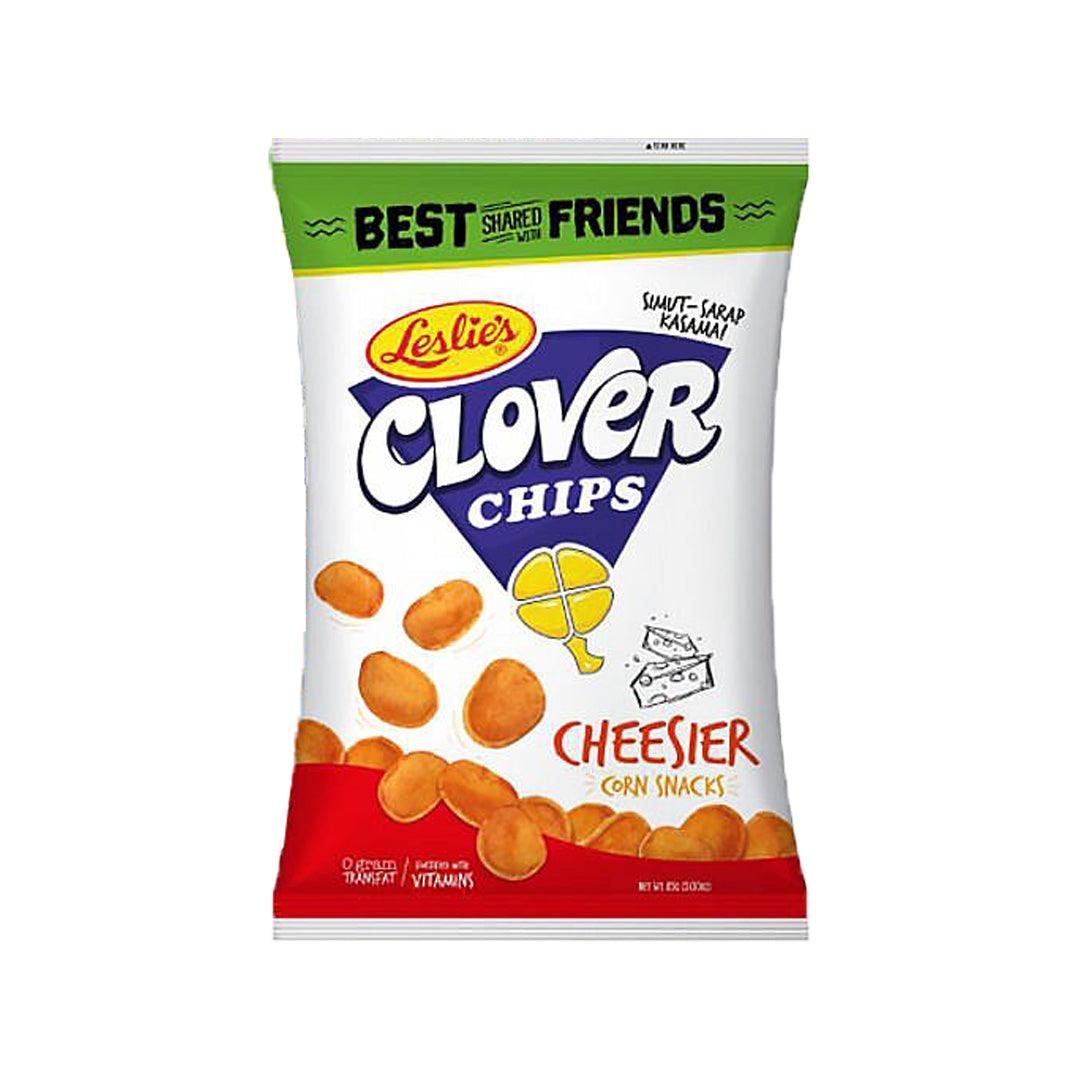 Clover Chips Cheesier Flavour Corn Snack 85g - Leslie's – Pinoyhyper