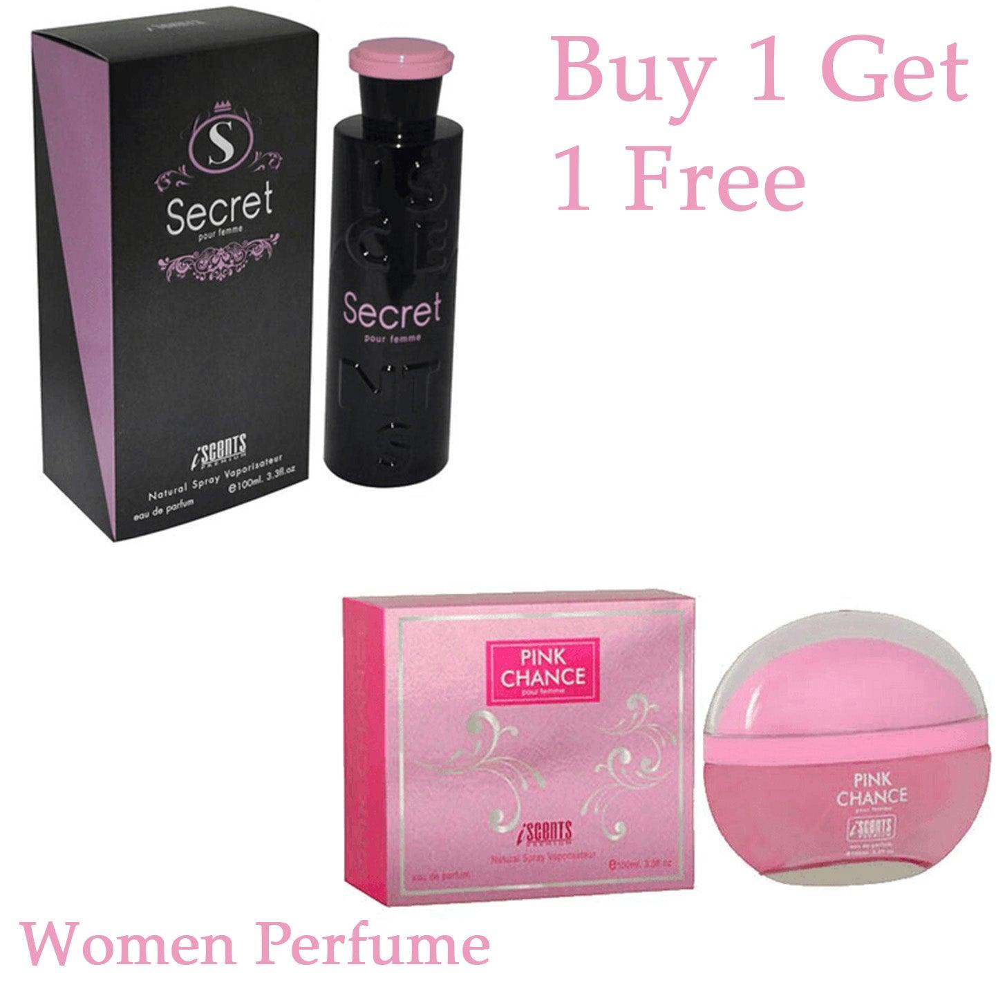 Pink Chance & Secret Women Perfumes 1+1 PR-30 – Pinoyhyper