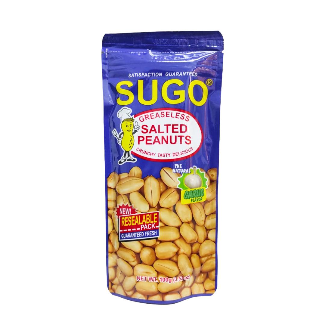 Sugo Greaseless Salted Peanuts Garlic Flavor 100g – Pinoyhyper
