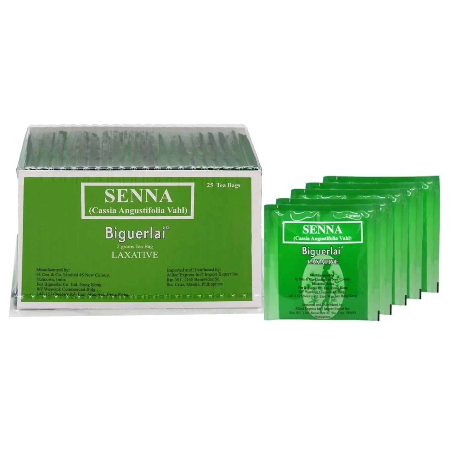 Biguerlai Senna Laxative Herbal Tea - 25's Pack – Pinoyhyper