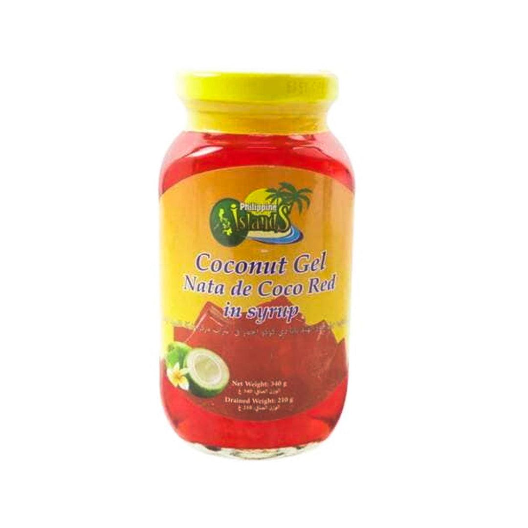 Red Coconut Gel in Syrup Nata De Coco 340g – Pinoy Hyper Kuwait