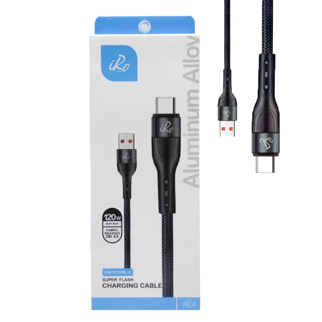 iRo 120W USB To Type C Super Flash Charging Cable - IRC4 – Pinoyhyper