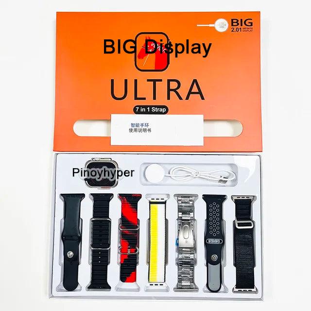 Smart Watch With Big Infinite Display 7 in 1 Straps – Pinoyhyper