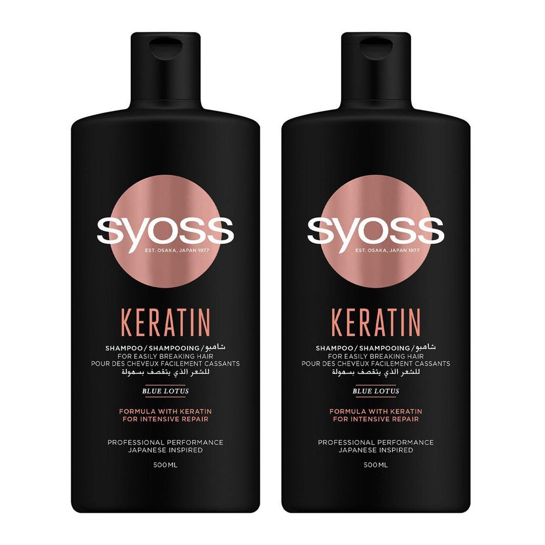 Syoss Keratin Blue Lotus Shampoo - 500ml+500ml – Pinoyhyper