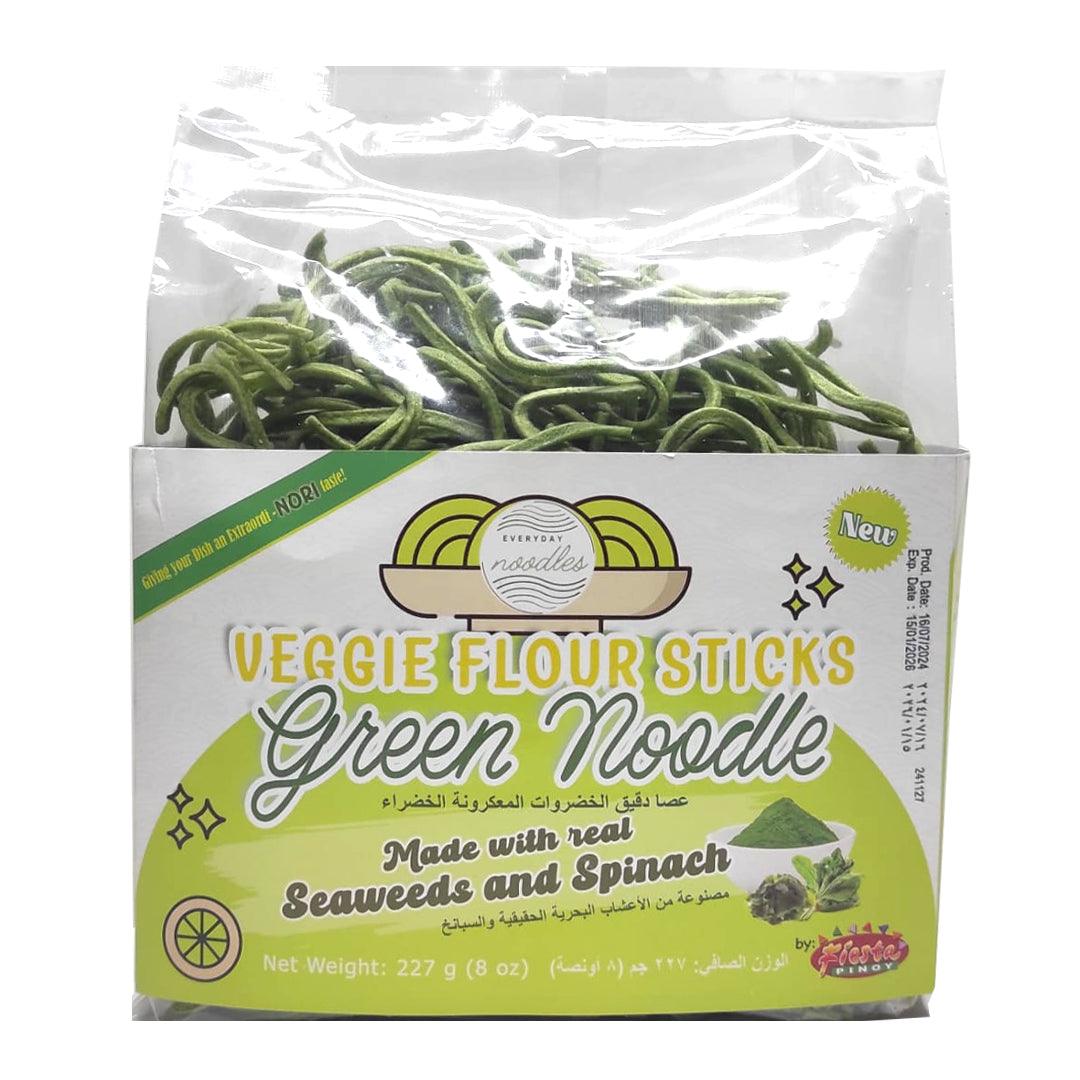 Fiesta Pinoy Veggie Flour Stick Green Noodles - 227g – Pinoy Hyper Kuwait