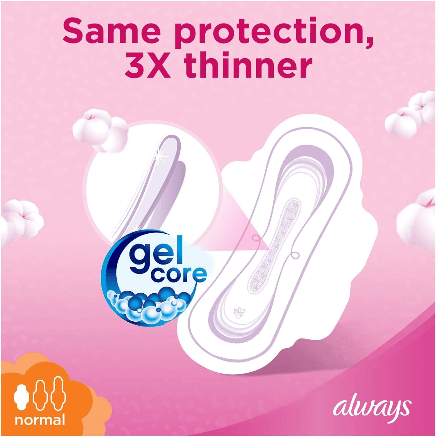 Always Cottony Soft Ultra Thin Normal Sanitary Pads - 20 Pcs – Pinoyhyper
