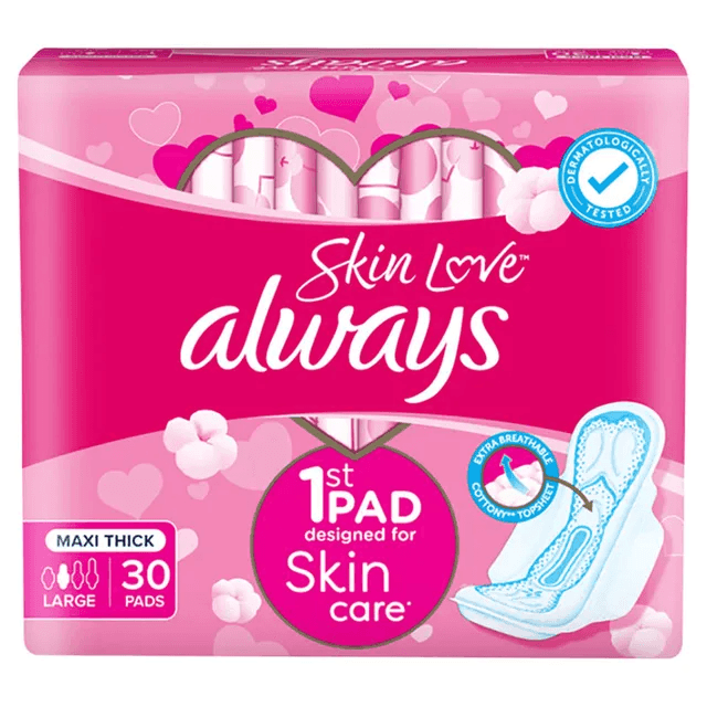 Always Skin Love Maxi Thick 30Pads – Pinoyhyper