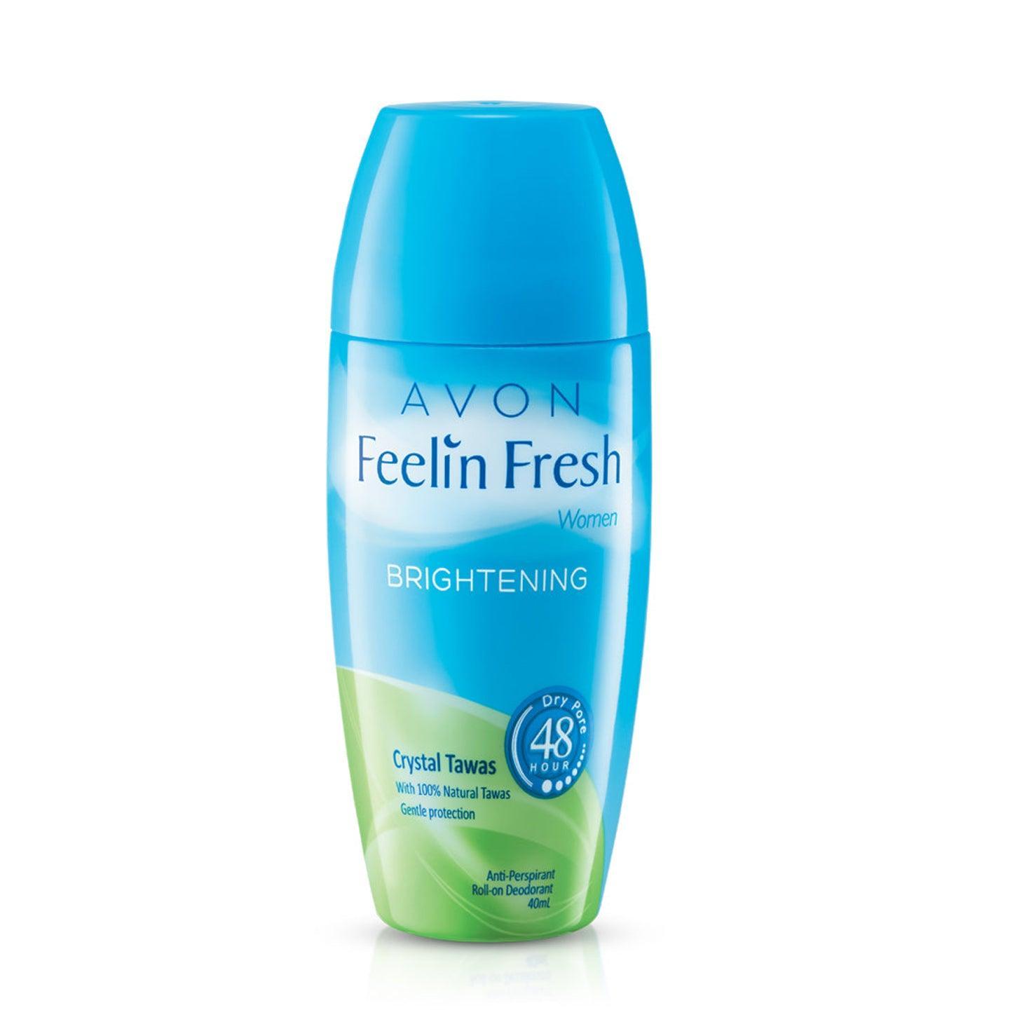 Avon Feelin Fresh Brightening Anti-Perspirant Roll-On Deo - 40ml ...