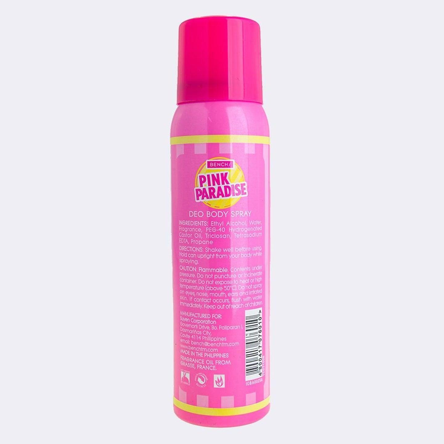 Bench Pink Paradise Body Spray - 100ml – Pinoyhyper