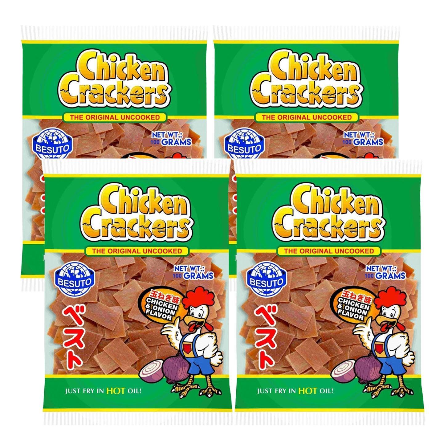 Besuto Chicken Crackers -100gm (3+1) Offer – Pinoyhyper