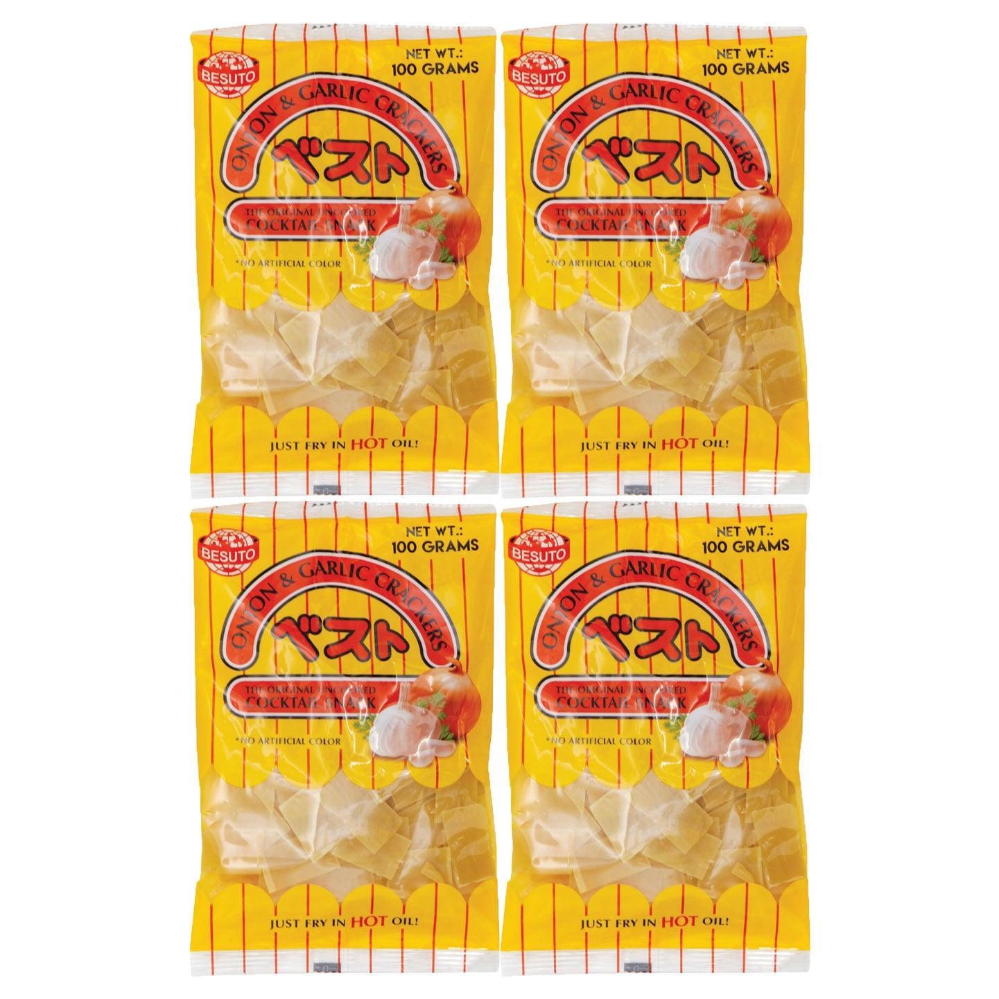 Besuto Onion & Garlic Crackers Uncooked - 100g (3+1) Offer – Pinoyhyper