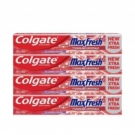 Colgate Tooth Paste Max Fresh Spicy - 75 ml x 4 Pcs – Pinoyhyper