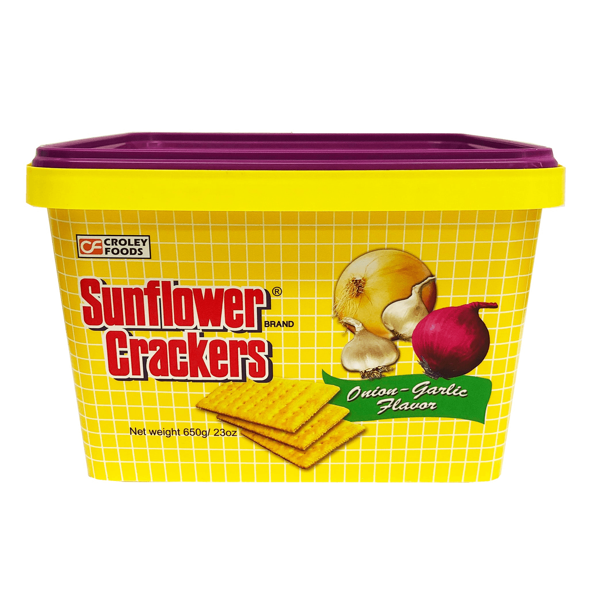 Croley Foods Sunflower Crackers Onion-Garlic Flavor - 650g – Pinoyhyper