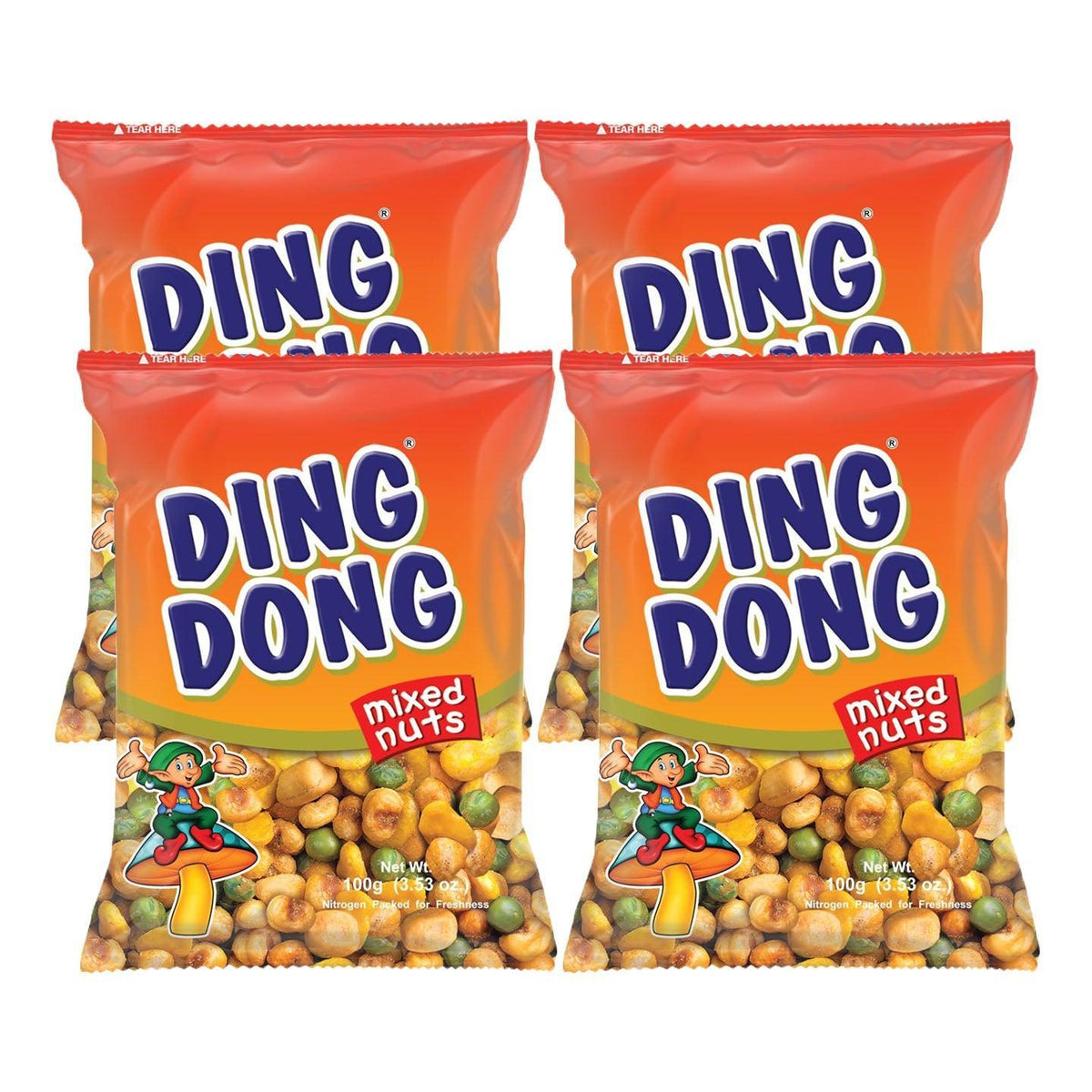 Ding Dong Snack Mix Nuts 100gm - dingdong (3+1) Offer – Pinoyhyper
