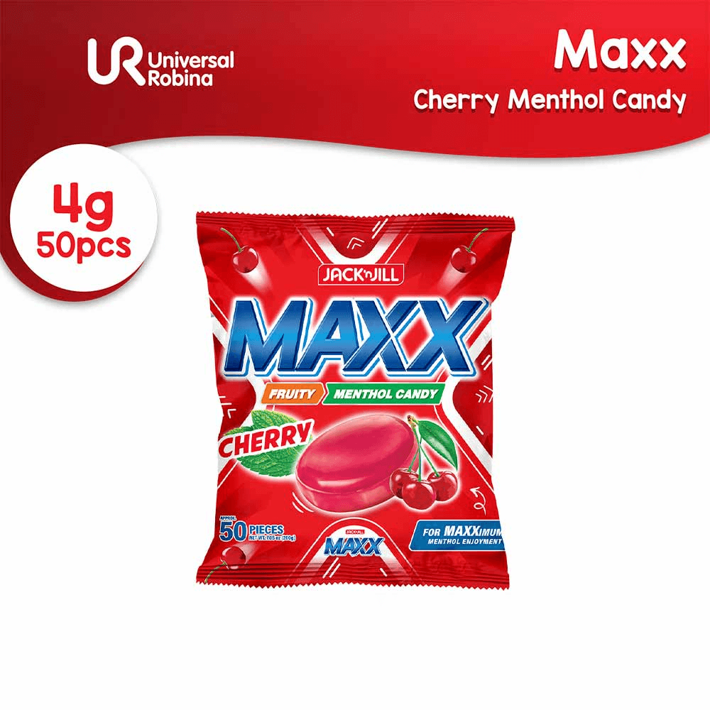 Maxx Fruity Cherry Menthol Candy - 200g – Pinoyhyper