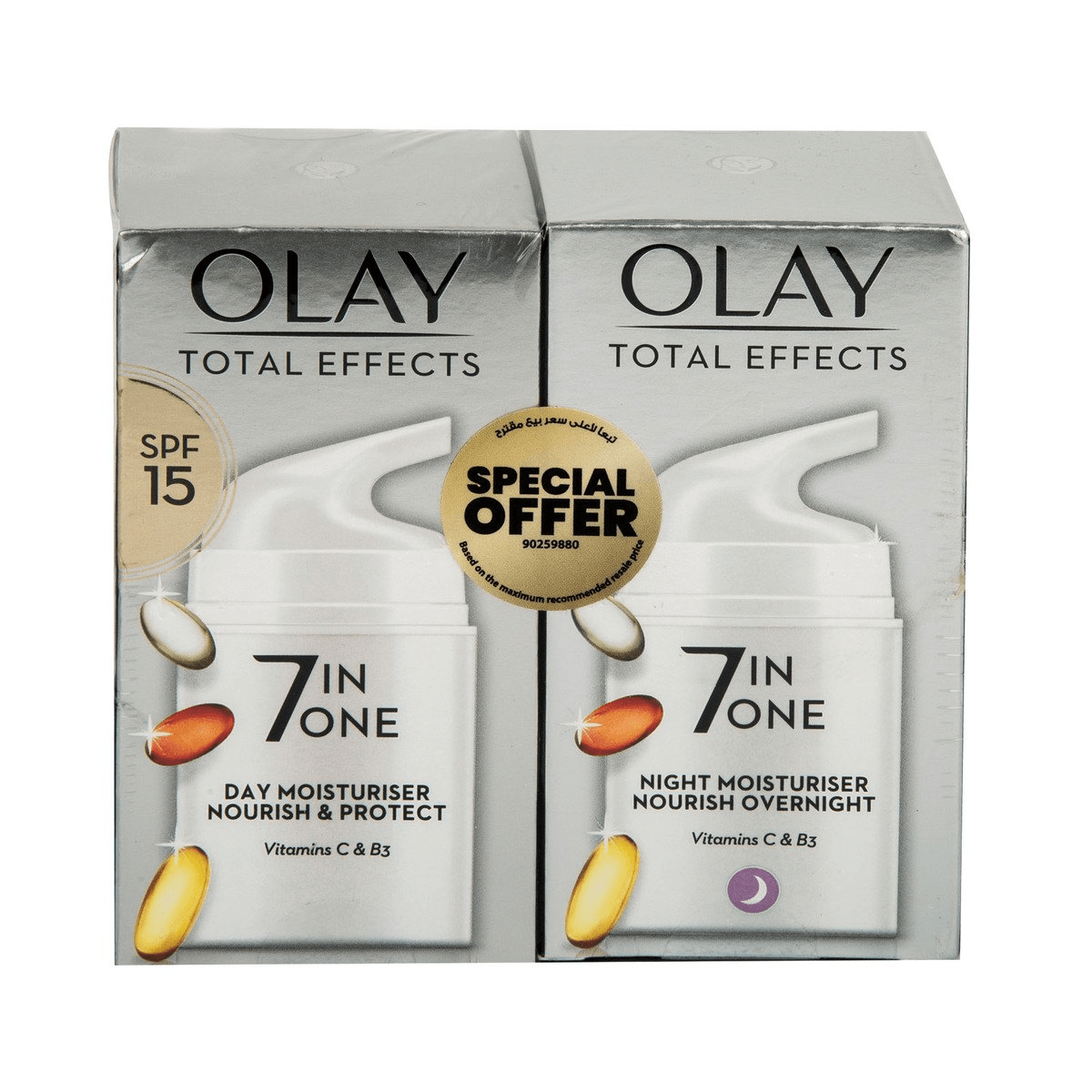 Olay Total Effects 7 in One Day & Night Moisturiser - 50ml+50ml – Pinoy ...