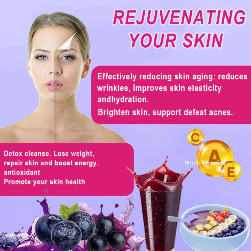 Weekit7 Acai Berry Glowing Beauty Powder - 5g x 7 Sachets – Pinoyhyper