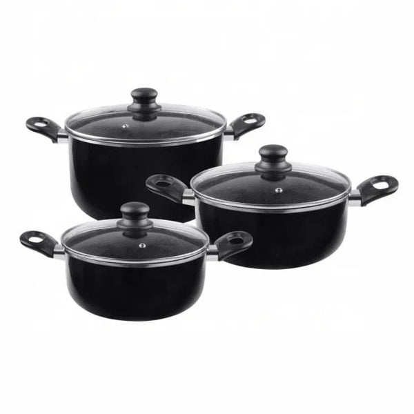 Bakelite Handle Non-Stick Cookware Set - 6 Pcs – Pinoy Hyper Kuwait