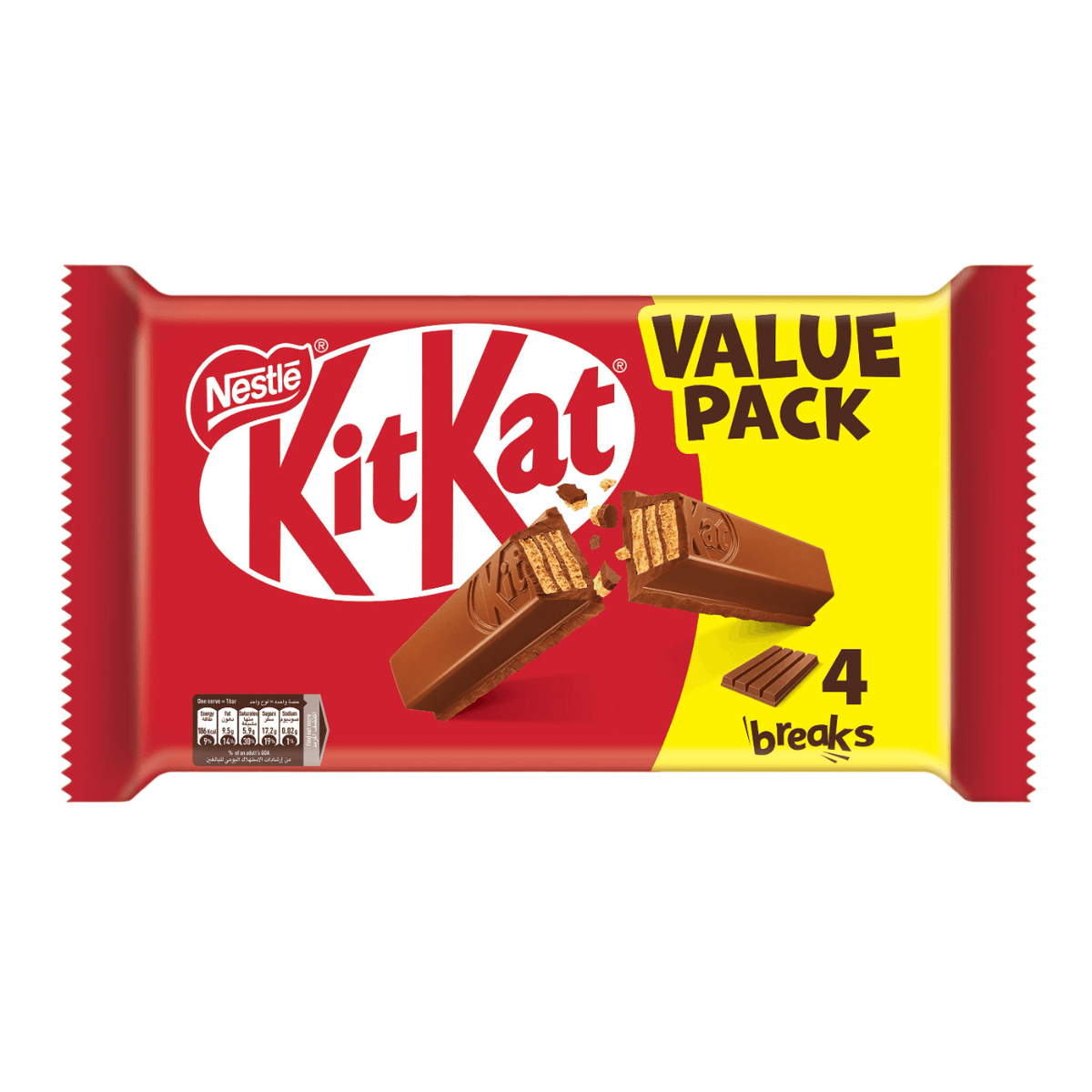 Nestle KitKat Chocolate 4 Breaks Value Pack - 4 × 36.5 (146g) – Pinoyhyper