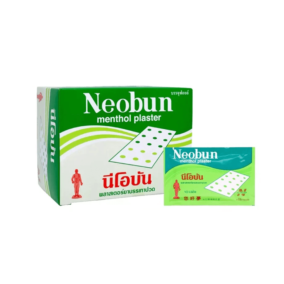 Neobun Menthol Plaster - 20 × 10 Sheet – Pinoyhyper