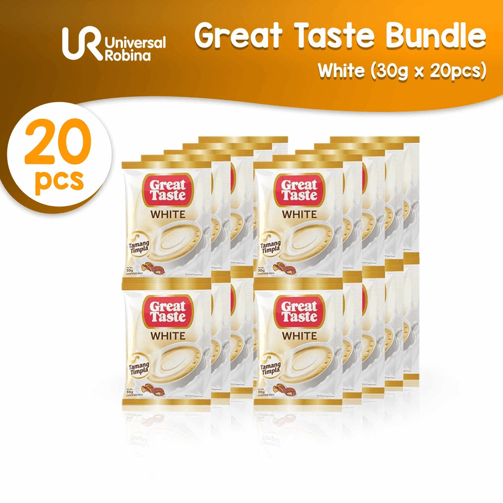 Great Taste 3 In 1 White Coffee Mix 10 x 30g (1+1) Offer – Pinoy Hyper ...