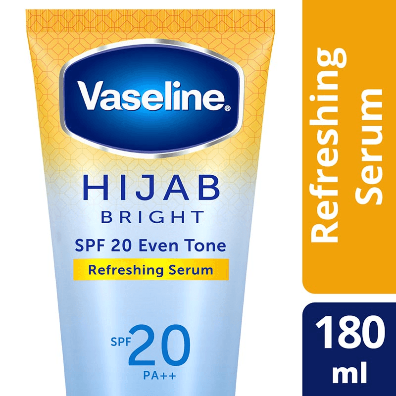 Vaseline Hijab Bright SPF 20 Even Tone Refreshing Serum - 180ml – Pinoyhyper
