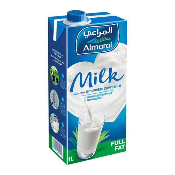 Almarai Full Fat Long Life Milk 1 Litre x Pack Of 4 – Pinoy Hyper Kuwait