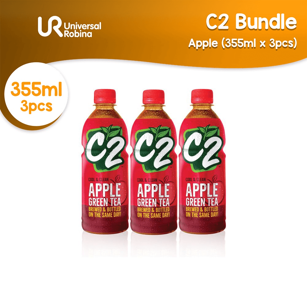 C2 Green Tea Apple Cool & Clean 355ml (Red) 2+1 Offer – Pinoyhyper