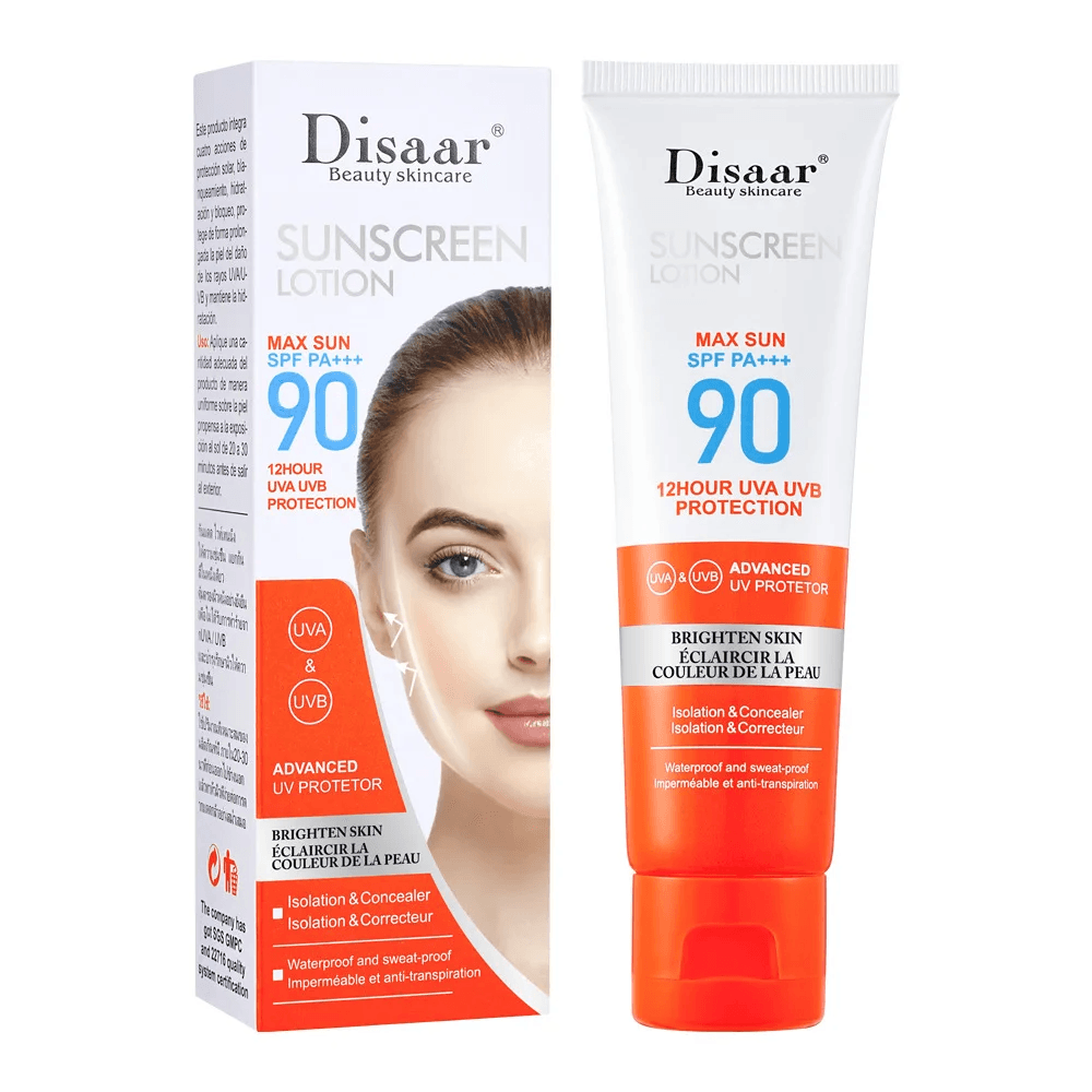 Disaar Sunscreen Lotion Brighten Skin Spf 90 - 50ml – Pinoyhyper