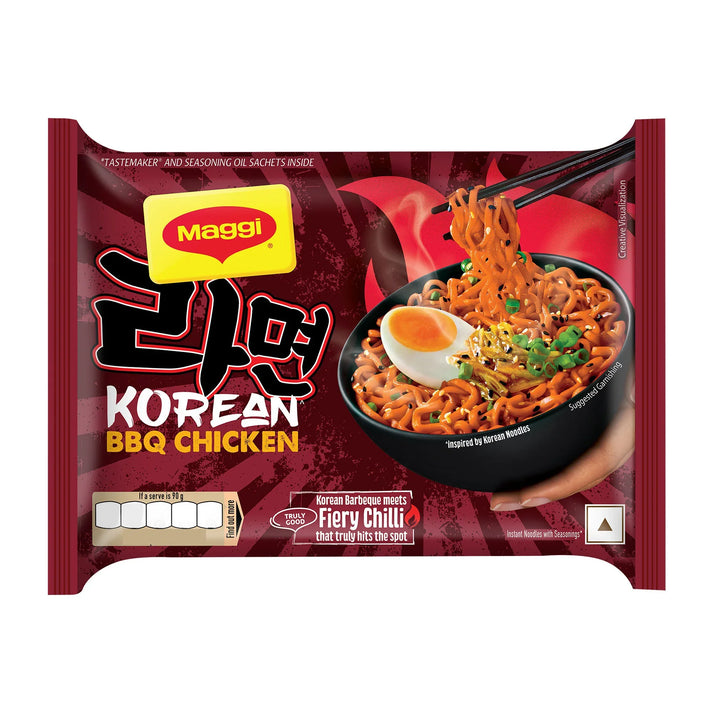 Maggi Korean BBQ Chicken Instant Noodles - 90g – Pinoy Hyper Kuwait