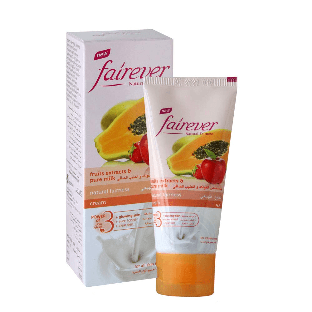 Fairever Natural Fairness Cream Fruits Extracts & Pure Milk - 25g ...