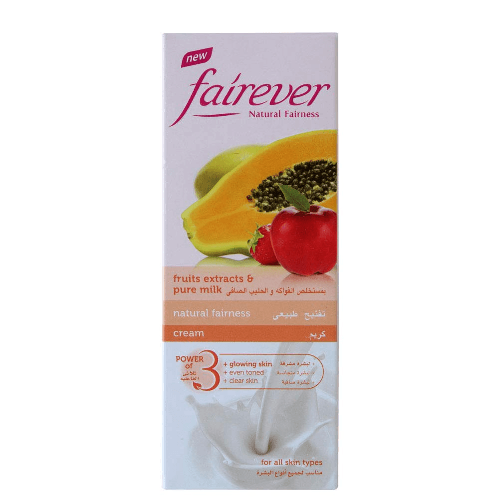 Fairever Natural Fairness Cream Fruits Extracts & Pure Milk - 25g ...
