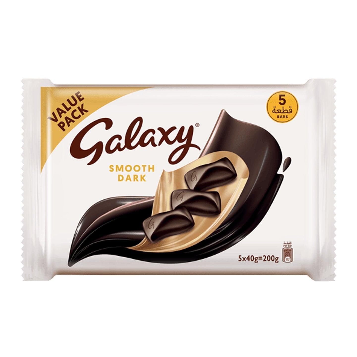 Galaxy Smooth Dark Chocolate Bar Value Pack - 5 X 40g – Pinoyhyper