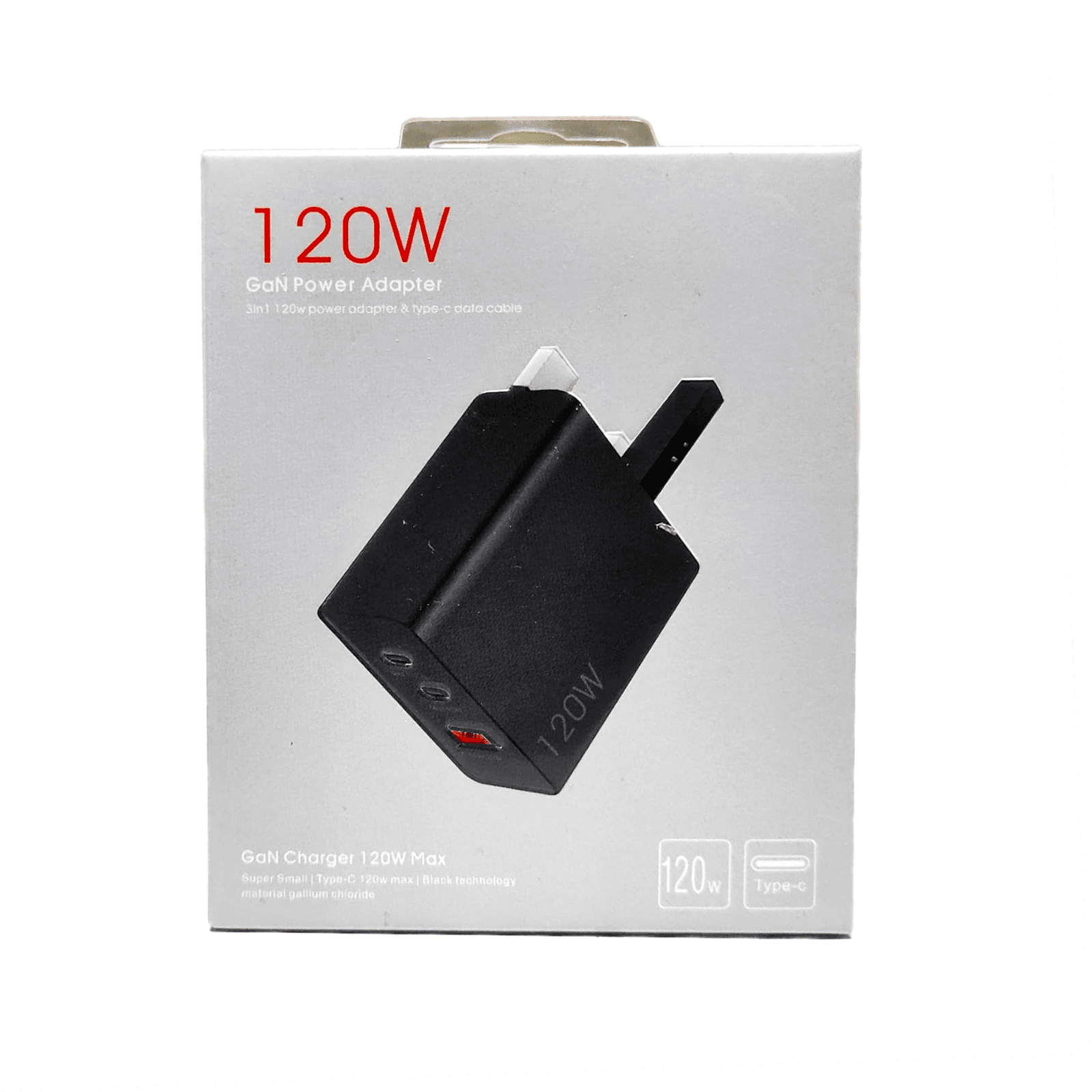 Gan Power Adapter 120W Max Fast Charger Type-C – Pinoyhyper