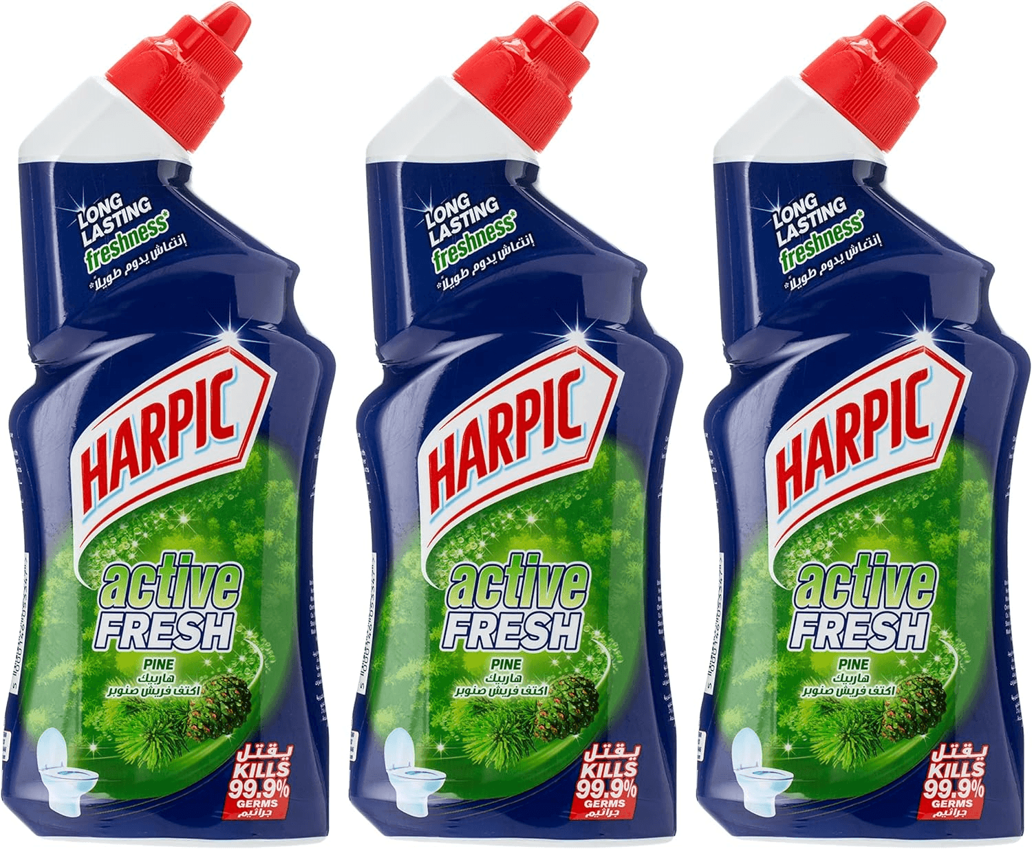 Harpic Active Fresh Pine Toilet Cleaner - 3 x 500ml – Pinoyhyper