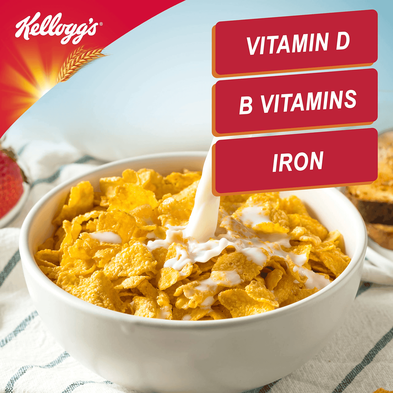 Kellogg's Corn Flakes Cereal The Original - 375g – Pinoyhyper