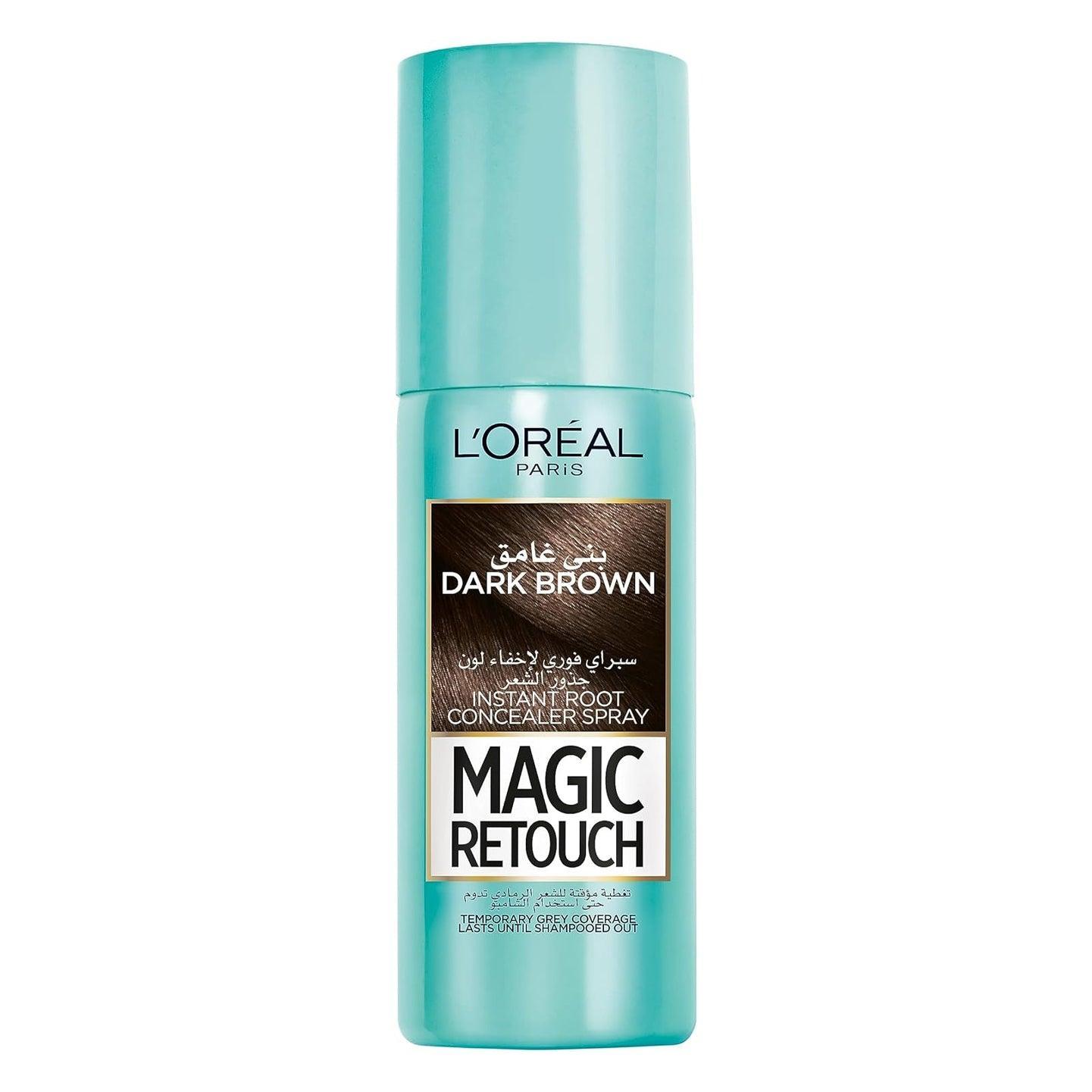 L'Oreal Magic Retouch Instant Root Concealer Spray - Dark Brown ...