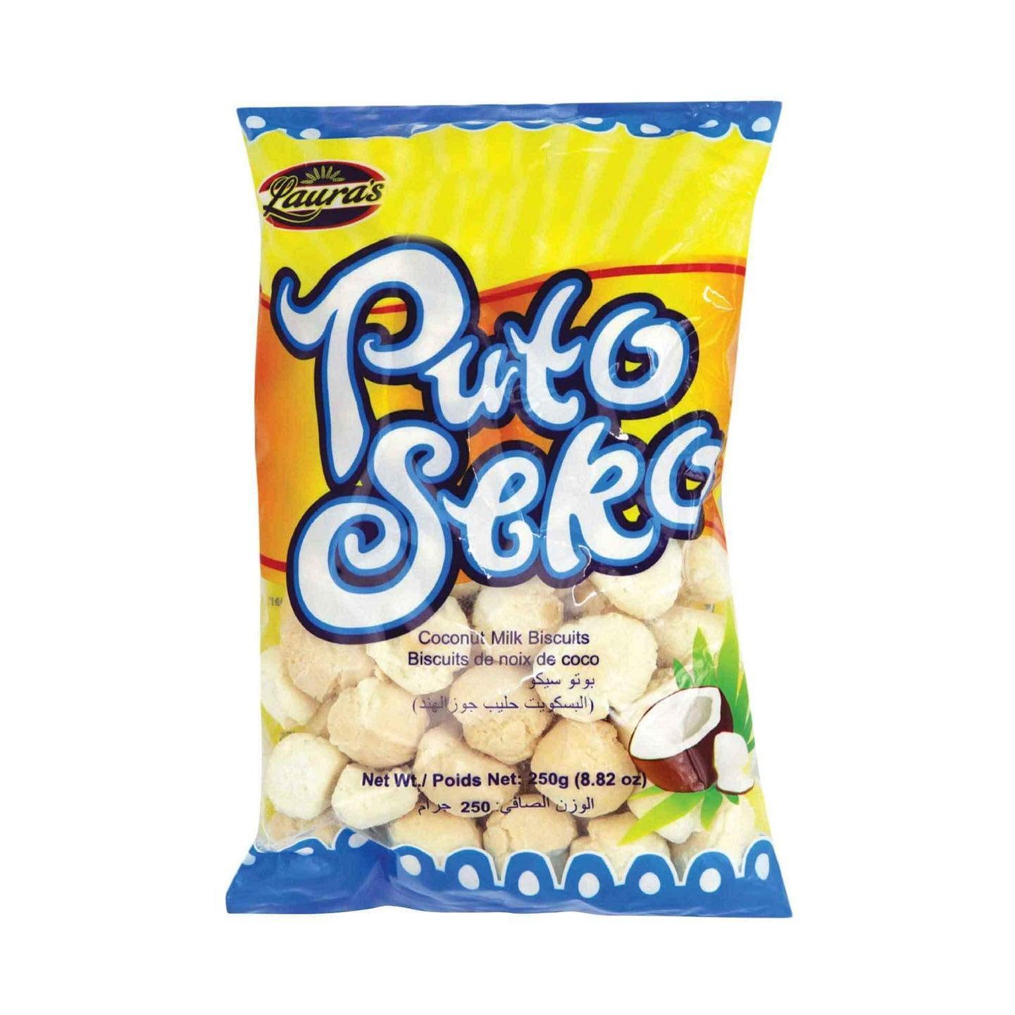 Lauras Puto Seko Coconut Milk Biscuits 250g – Pinoyhyper