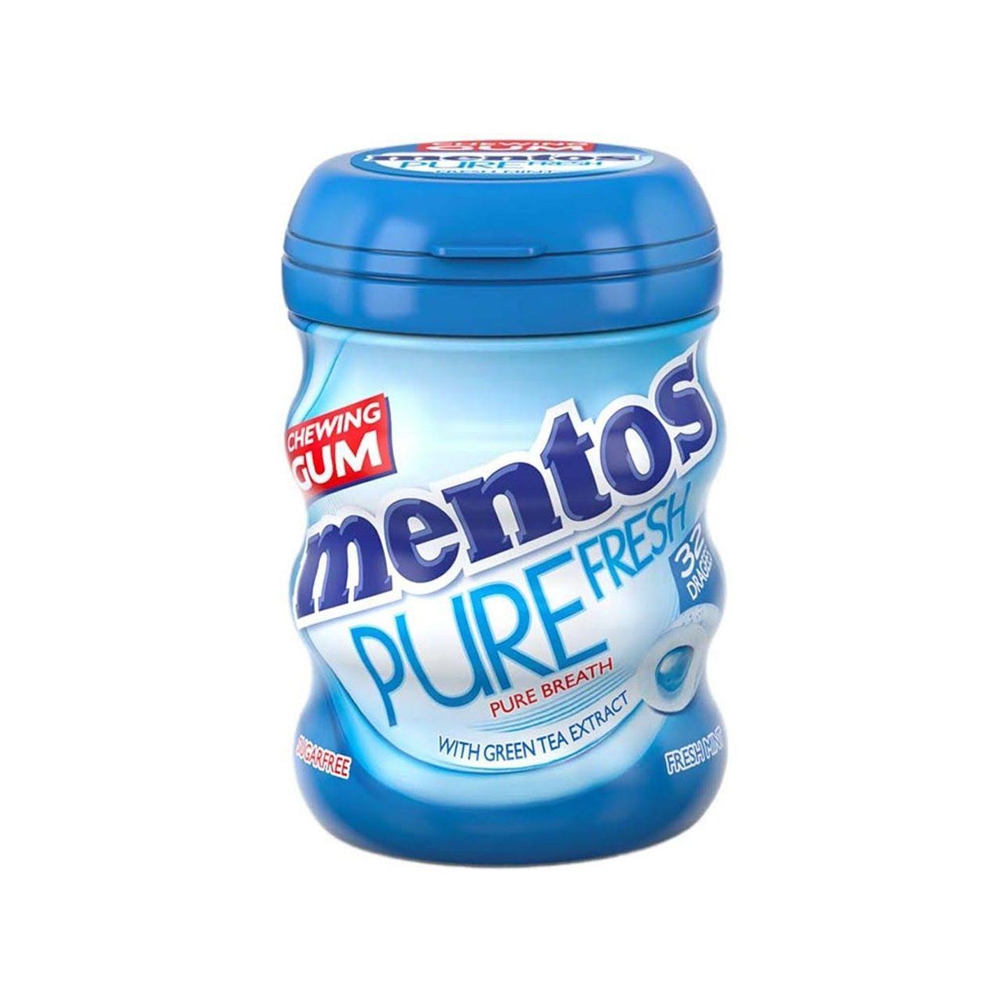 Mentos Pure Fresh Sugar Free Chewing Gum Fresh Mint - 32Pcs – Pinoyhyper