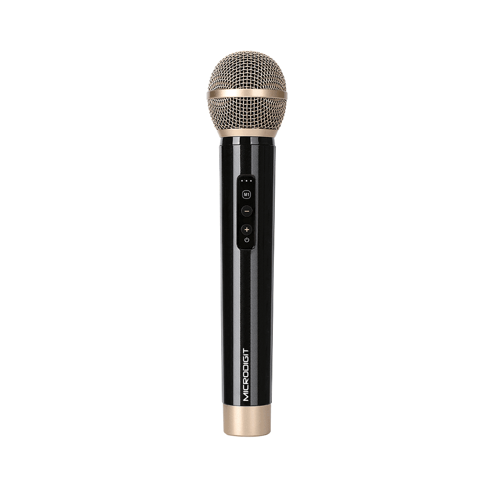 Microdigit Double Mic Karaoke Portable BT Speaker With Microphone ...